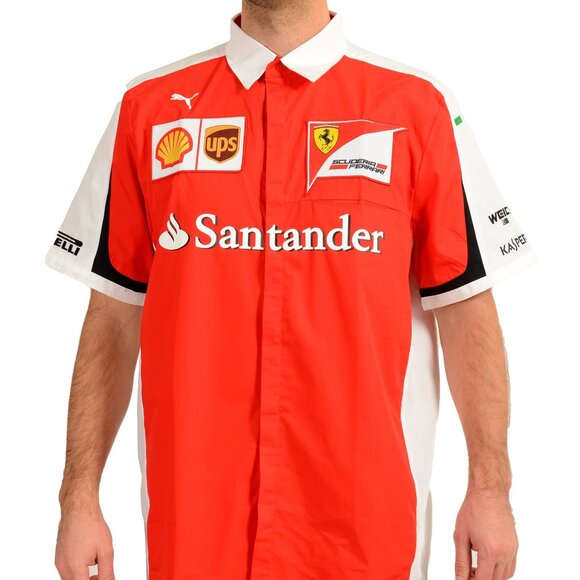 Scuderia Ferrari & Puma | Shirts | Scuderia Ferrari Puma Mens Red Short ...